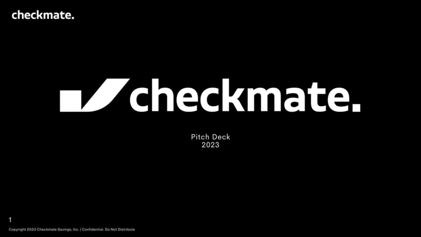 Checkmate's $15M Series A Pitch Deck - All Slides