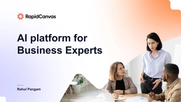 RapidCanvas's $7.5M Seed Pitch Deck